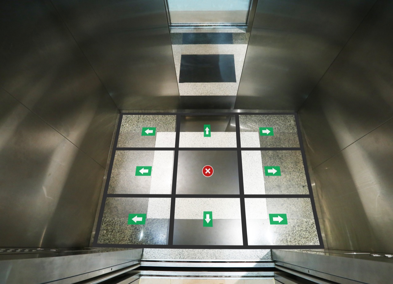 Cara Social Distancing di Lift dari Kementerian PUPR Ini Patut Dicoba ...